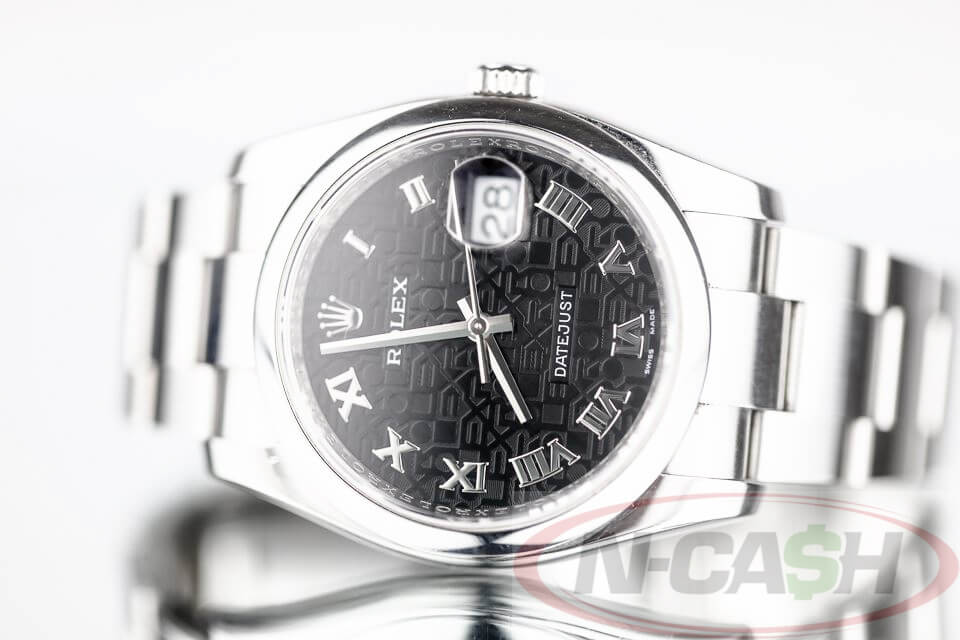 Rolex Men’s Steel Datejust 36 Computer Face Dial | N-Cash