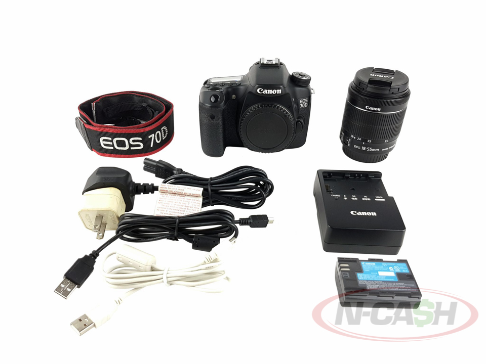 Canon EOS 70D DSLR 18-55 Kit | N-Cash