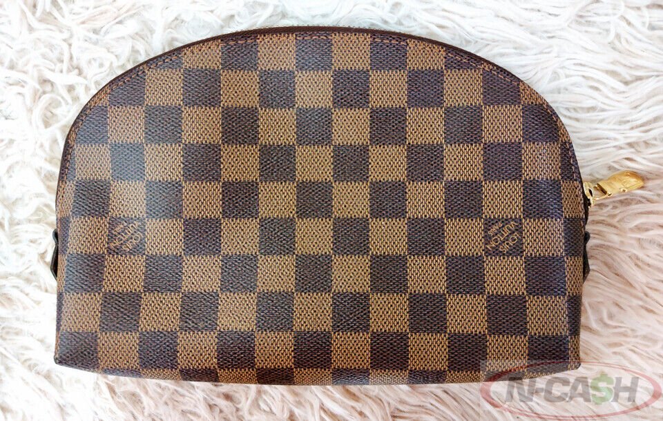 LOUIS VUITTON Damier Ebene Canvas GM Cosmetic Pouch | N-Cash LOUIS VUITTON Damier Ebene Canvas GM Cosmetic Pouch | N-Cash