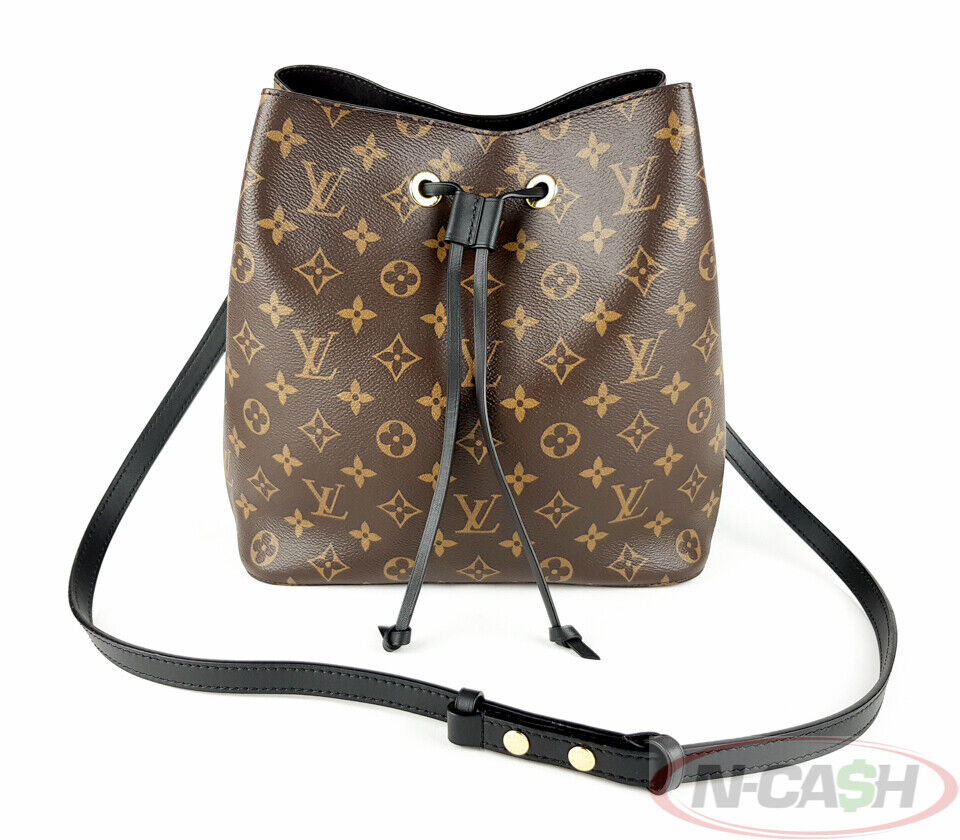 Louis Vuitton NéoNoé MM Noir Monogram Canvas Bag | N-Cash