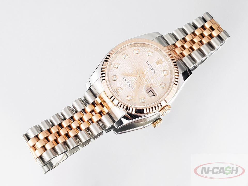 Rolex Datejust 36 Steel Everose Computer Dial | N-Cash