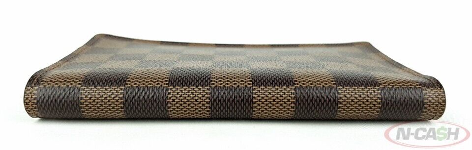 Louis Vuitton Damier Ebene Canvas Checkbook Wallet | N-Cash