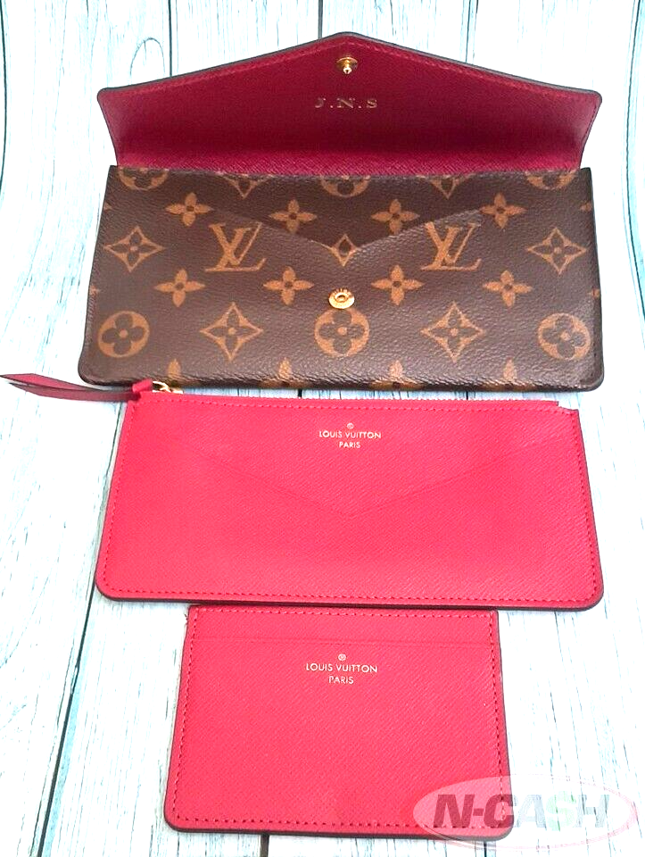 Louis Vuitton Jeanne Fuchsia Monogram Wallet w Inserts | N-Cash
