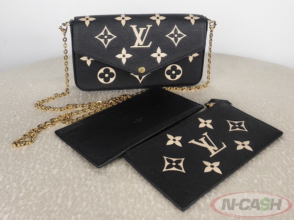 Louis Vuitton Felicie Pochette Giant Empreinte Mono w Inserts | N-Cash