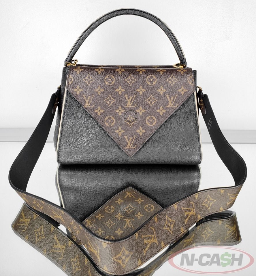 Louis Vuitton Double V Monogram Canvas Black Leather Bag | N-CashN-Cash