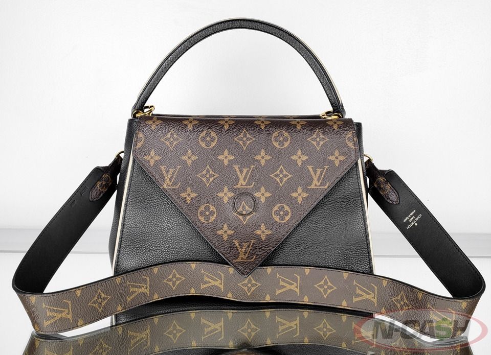 Louis Vuitton Double V Monogram Canvas Black Leather Bag | N-CashN-Cash