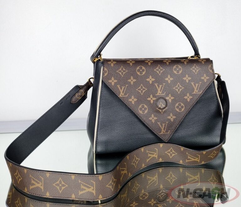 Louis Vuitton Double V Monogram Canvas Black Leather Bag | N-CashN-Cash