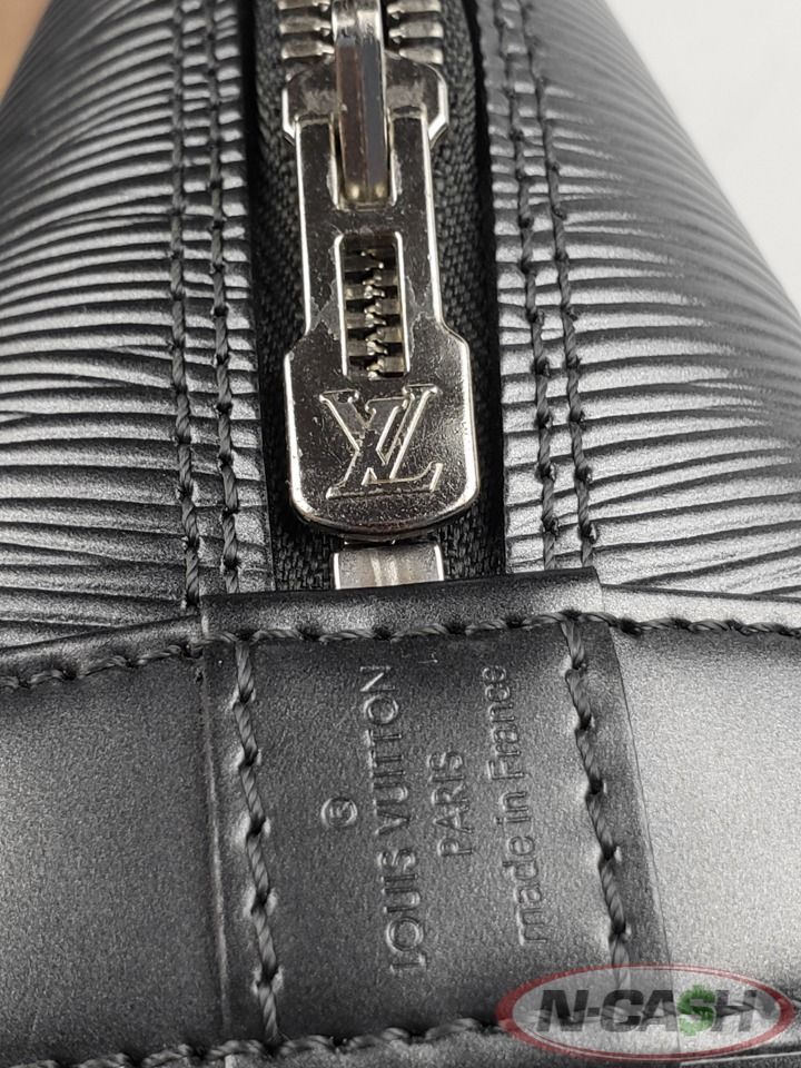 Louis Vuitton Alma BB Metallic Gray Epi Leather Bag | N-Cash