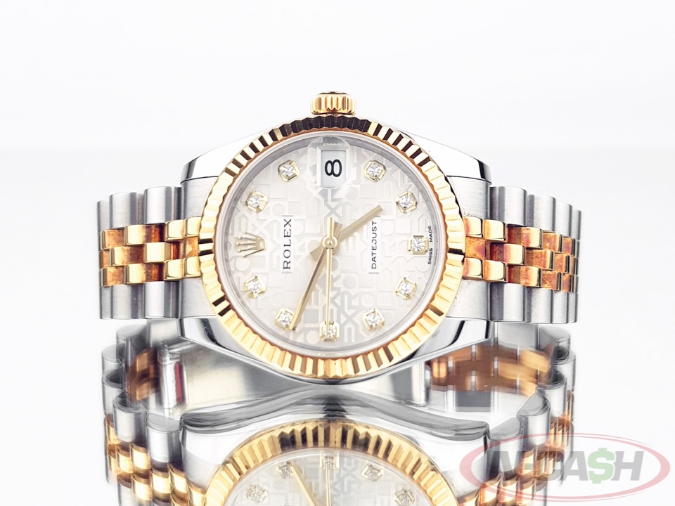 Rolex Datejust 31 Steel Gold Diamond Computer Face | N-Cash