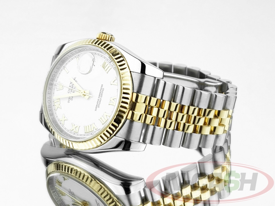 Rolex Datejust 36 Steel Gold Fluted Super Jubilee | N-Cash