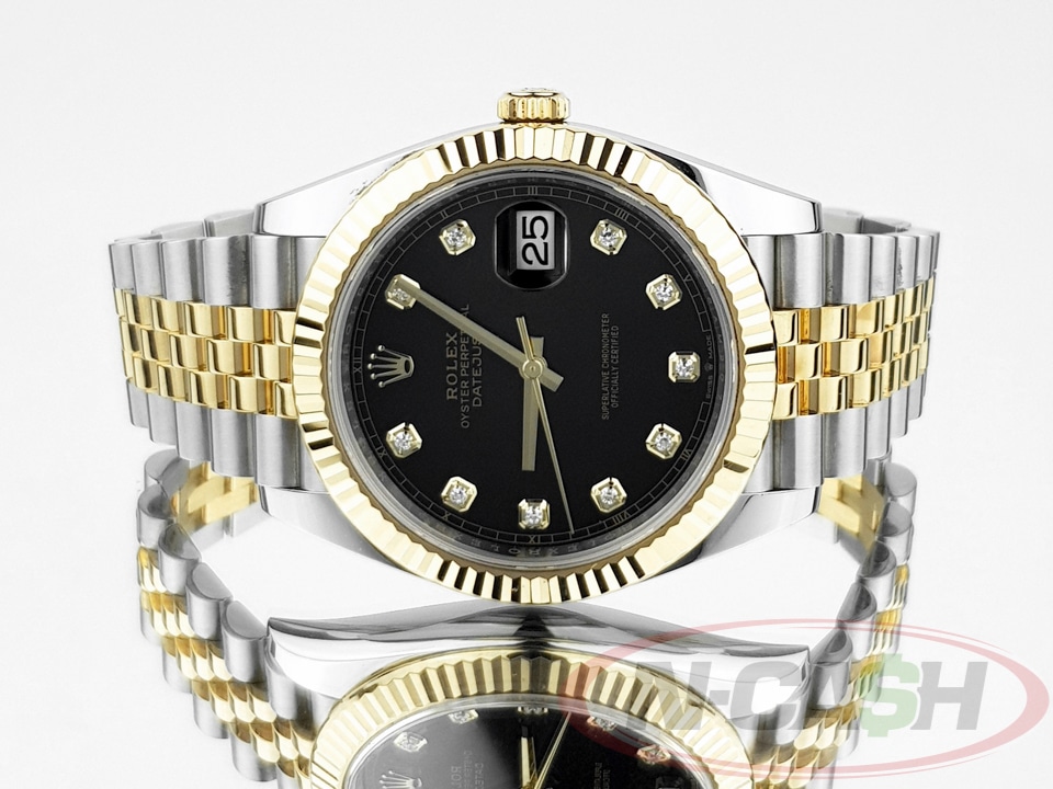 Rolex Datejust 41 Steel Gold Diamond Markers | N-Cash